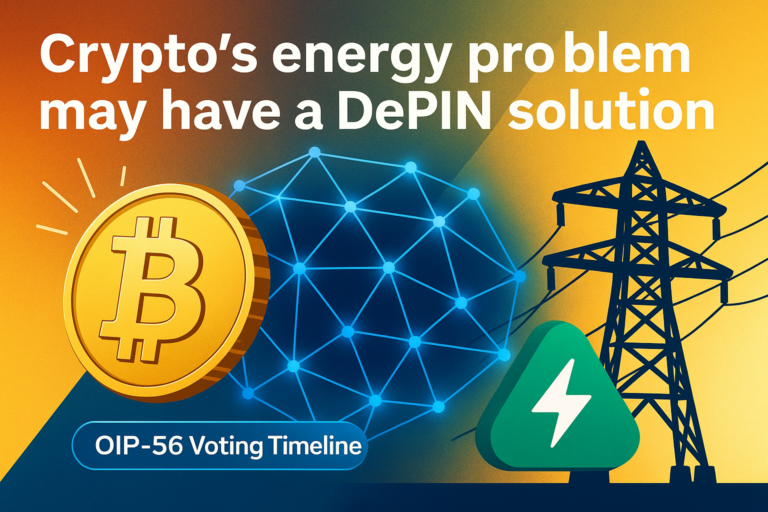 Crypto’s energy problem may have a DePIN solution – Breaking Blockchain ...