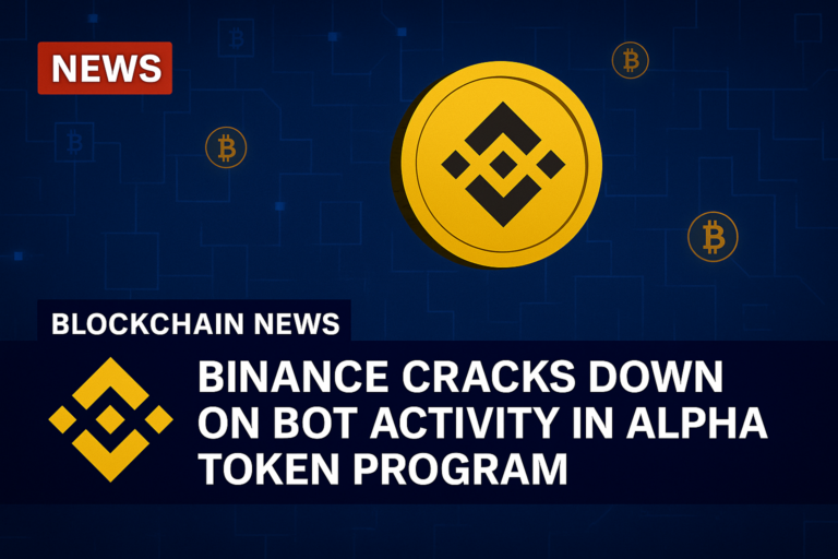 Binance cracks down on bot activity in Alpha token program – Breaking ...